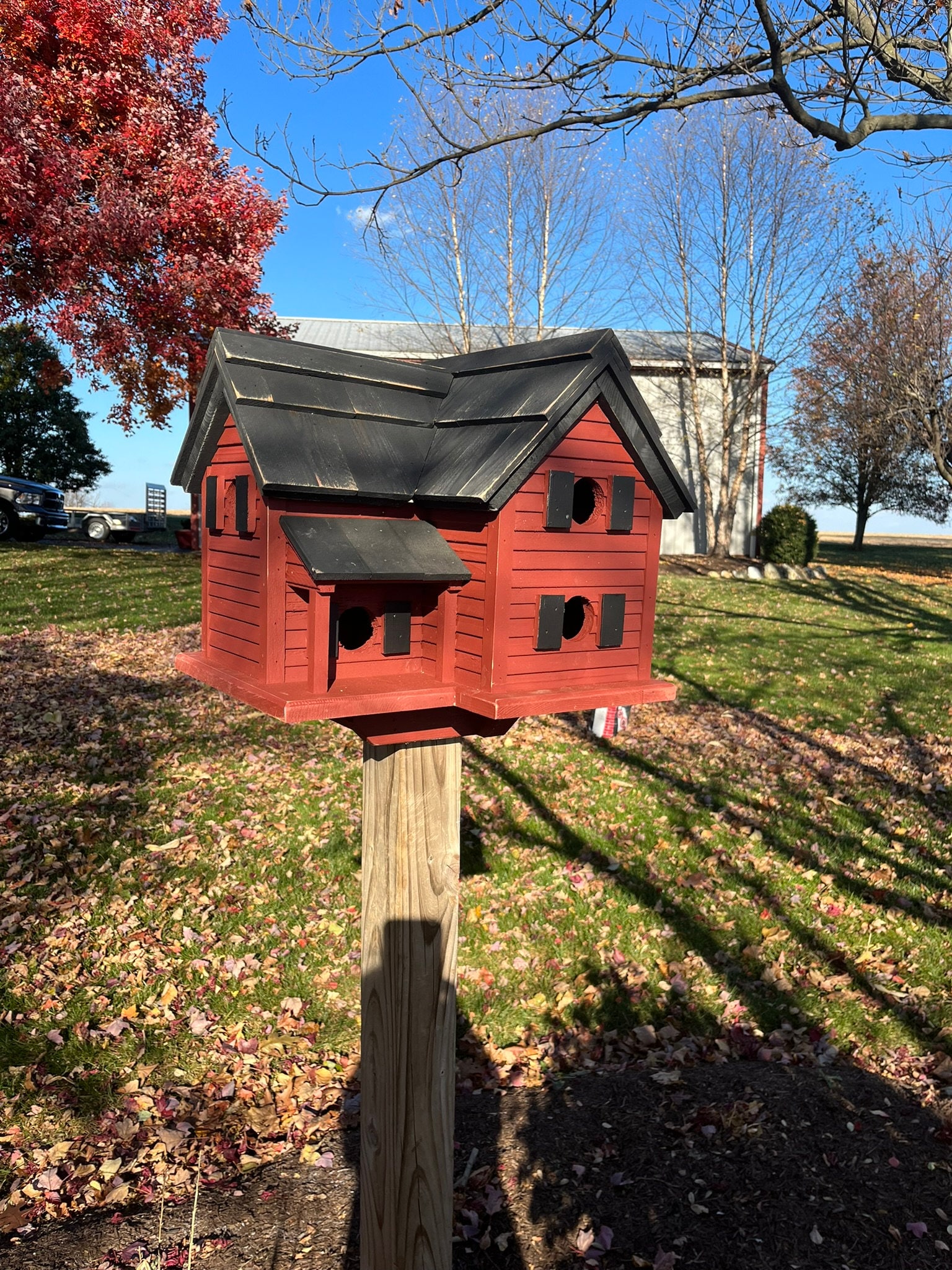 Cottage Style Birdhouse | Reclaimed Materials | Large Birdhouse | SH ...
