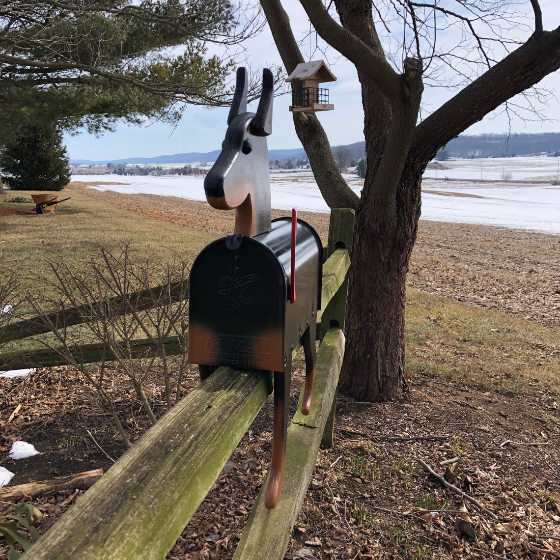 Doberman Pinscher Mailbox Unique Dog Mailbox PP016 - Etsy