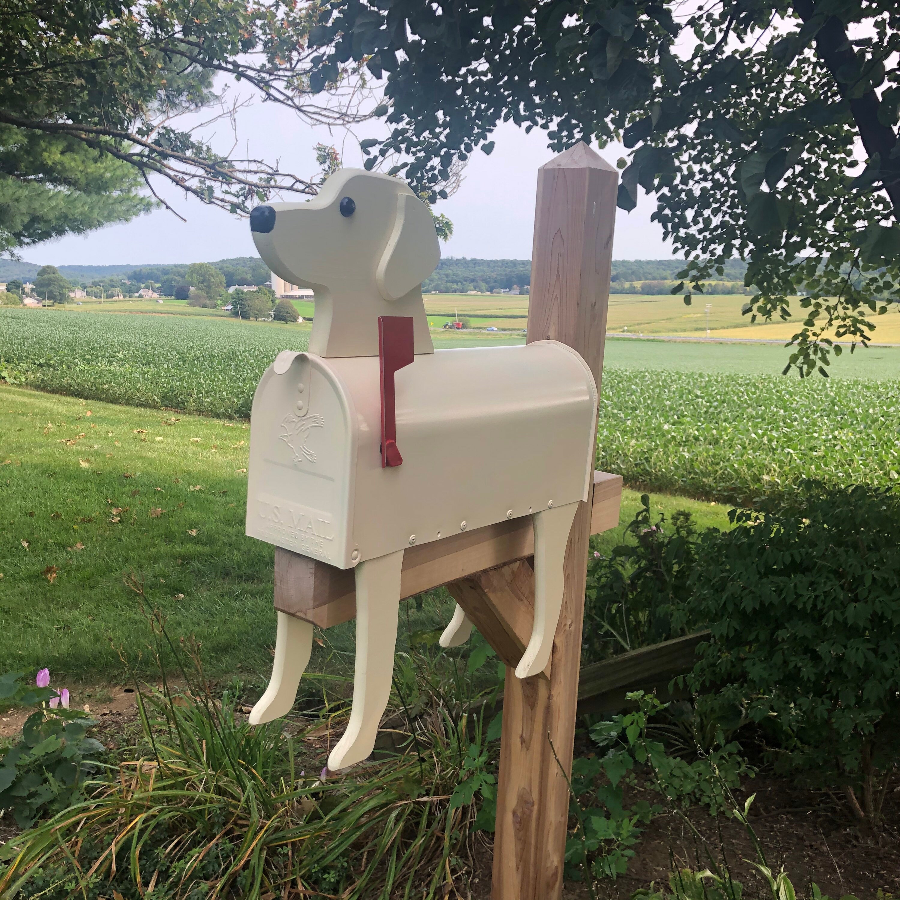 Labrador Retriever Mailbox Lab Unique Dog Mailbox Pp003 - Etsy