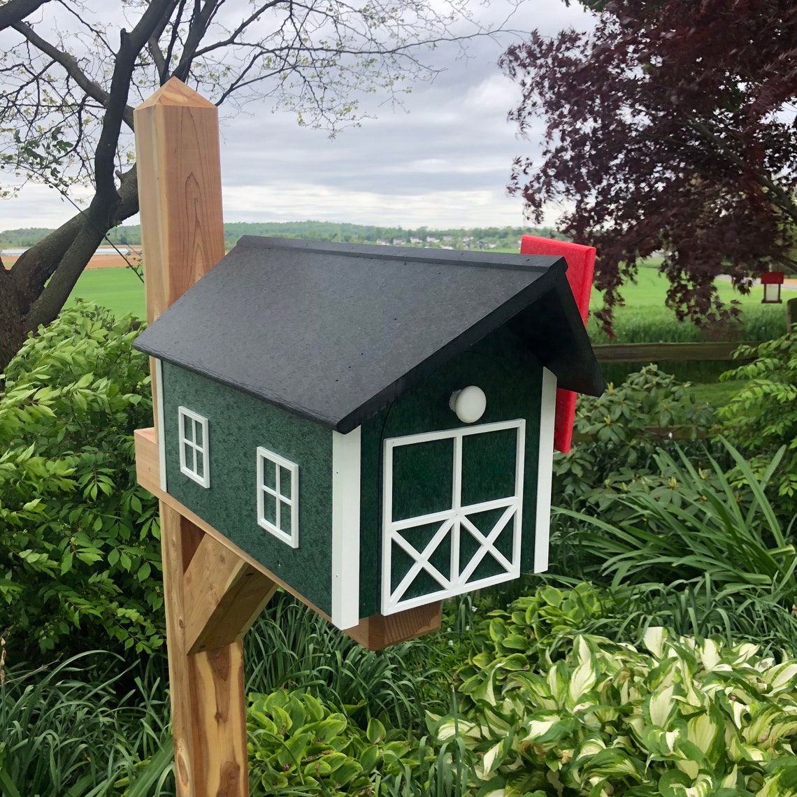 Durable and Beautiful Mailbox Made From Poly Lumber E250 - Etsy