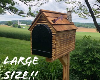 Log Cabin Mailbox - Etsy