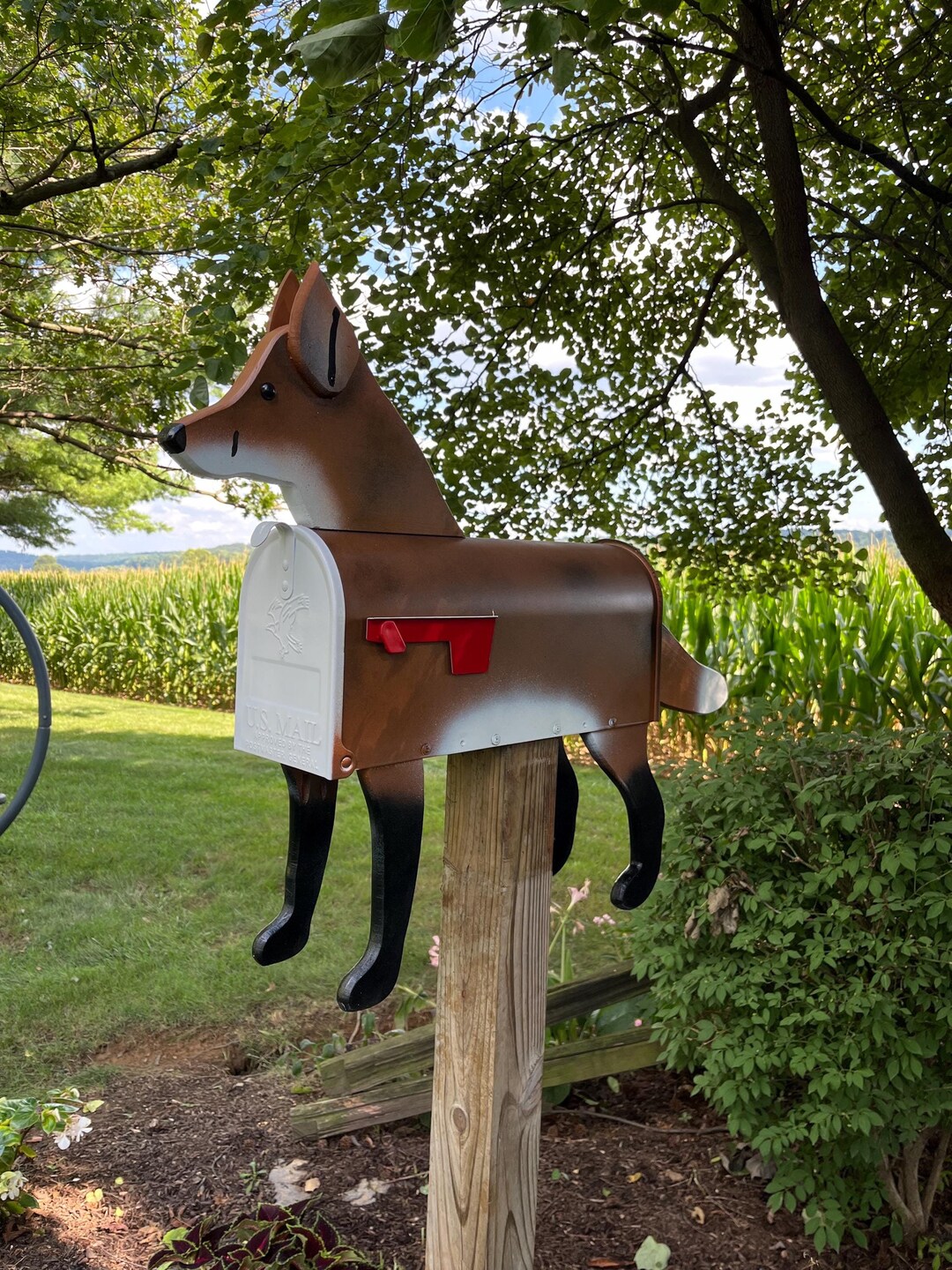 Adorable Fox Mailbox | Perfect for Cabin or Wildlife Lover! | Pp056 - Etsy
