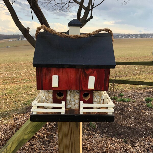 Barn Birdhouse - Etsy