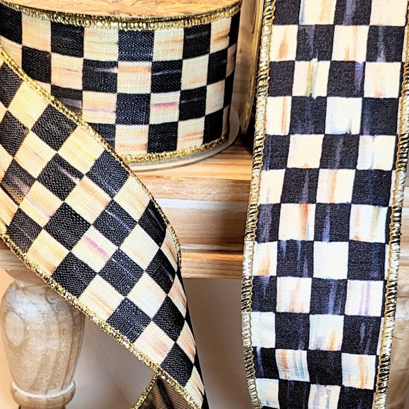 Courtly Check Fabric - Etsy