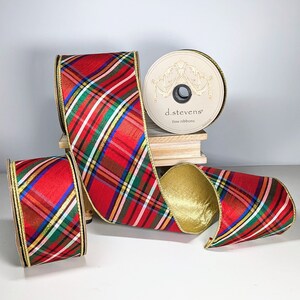 Nutcracker Plaid Ribbon by Dstevens - Etsy