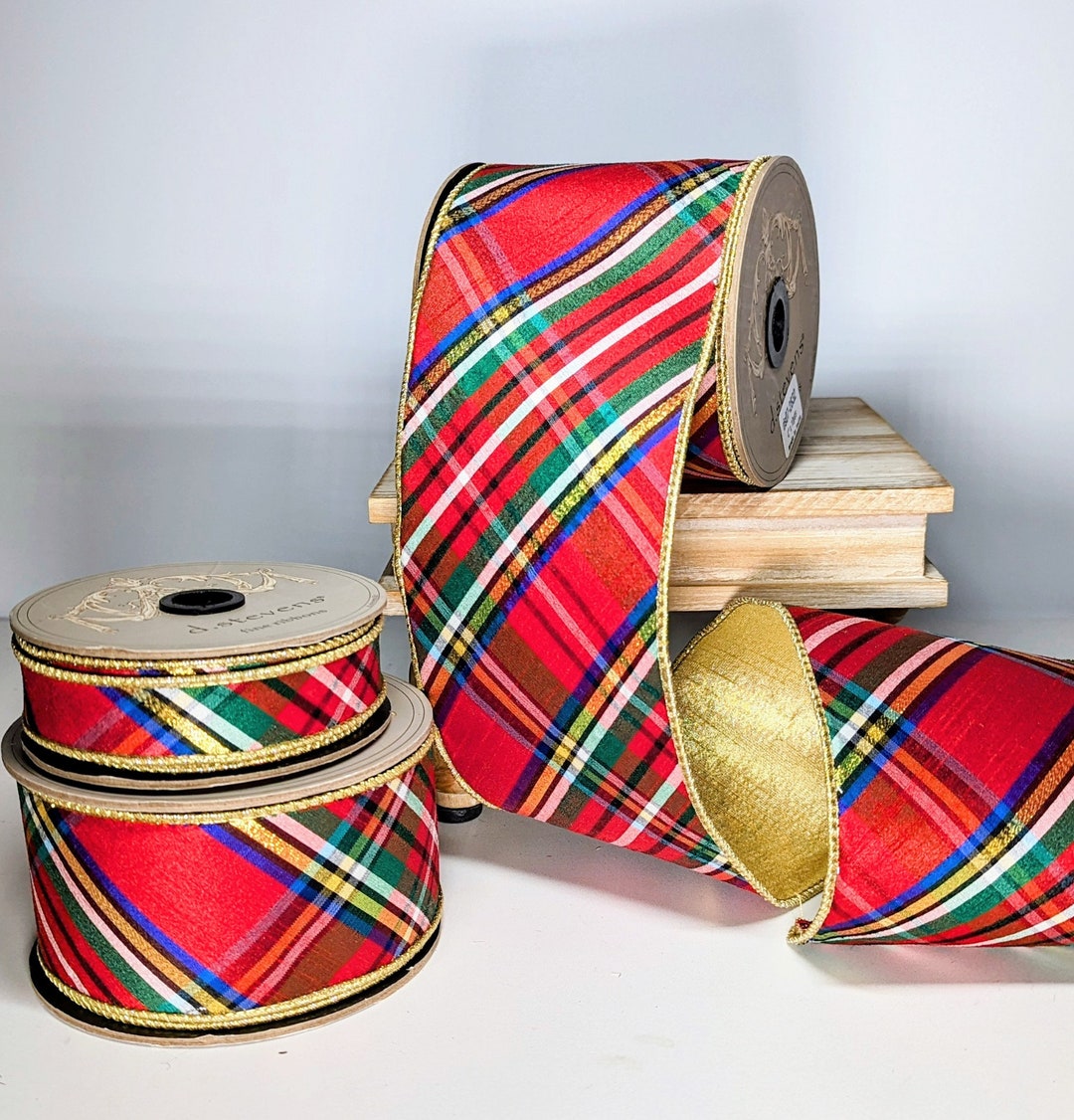 Nutcracker Plaid Ribbon by Dstevens, Christmas Decor - Etsy