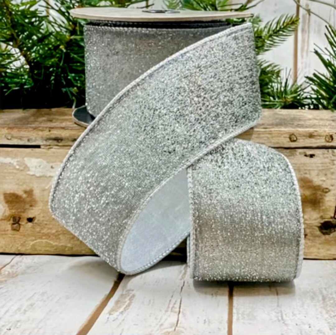 Metallic Silver Velvet Ribbon by Dstevens - Etsy