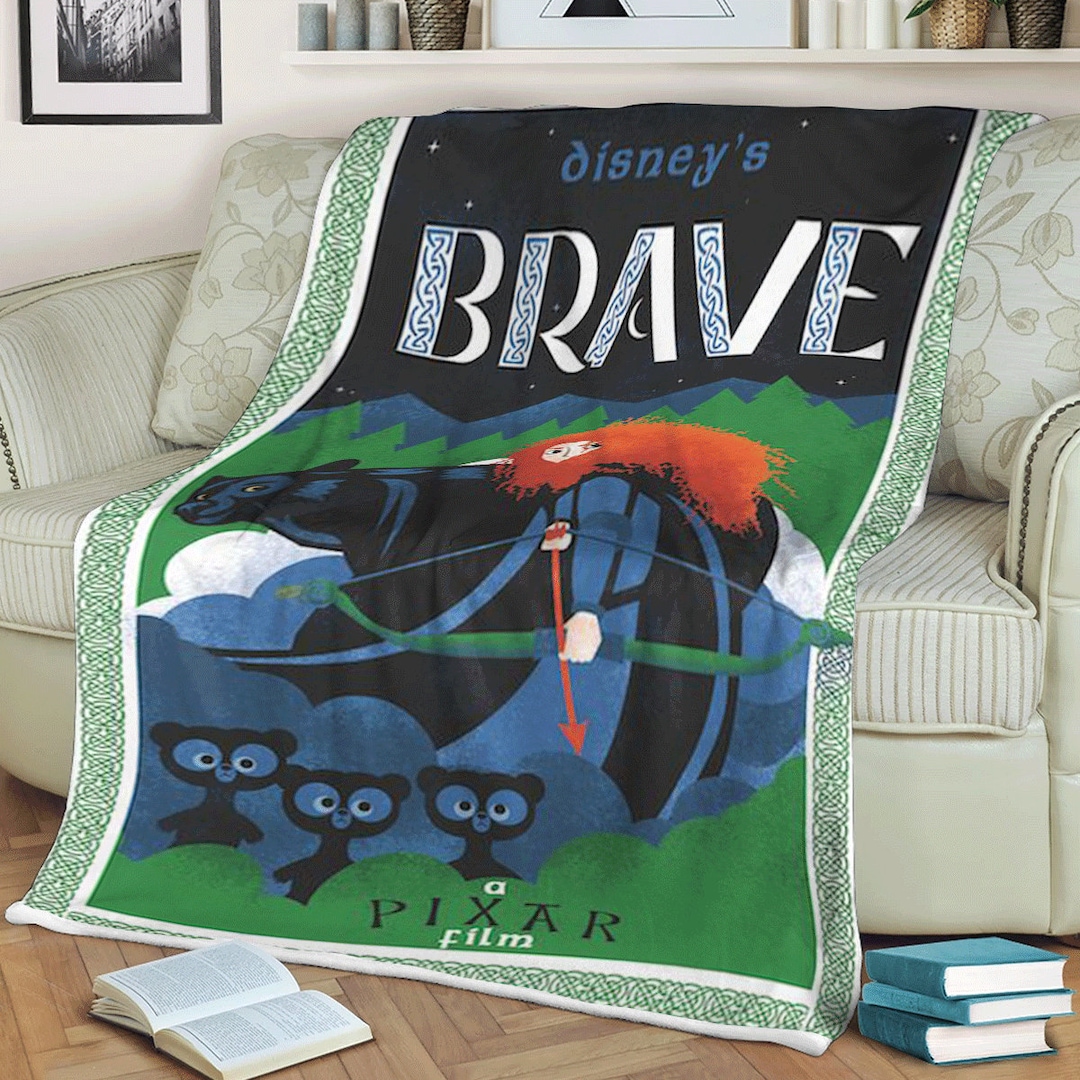 Disney Brave Pixar Animation Studios Cartoon Christmas Sherpa Fleece Quilt Blanket BL1518 - Etsy