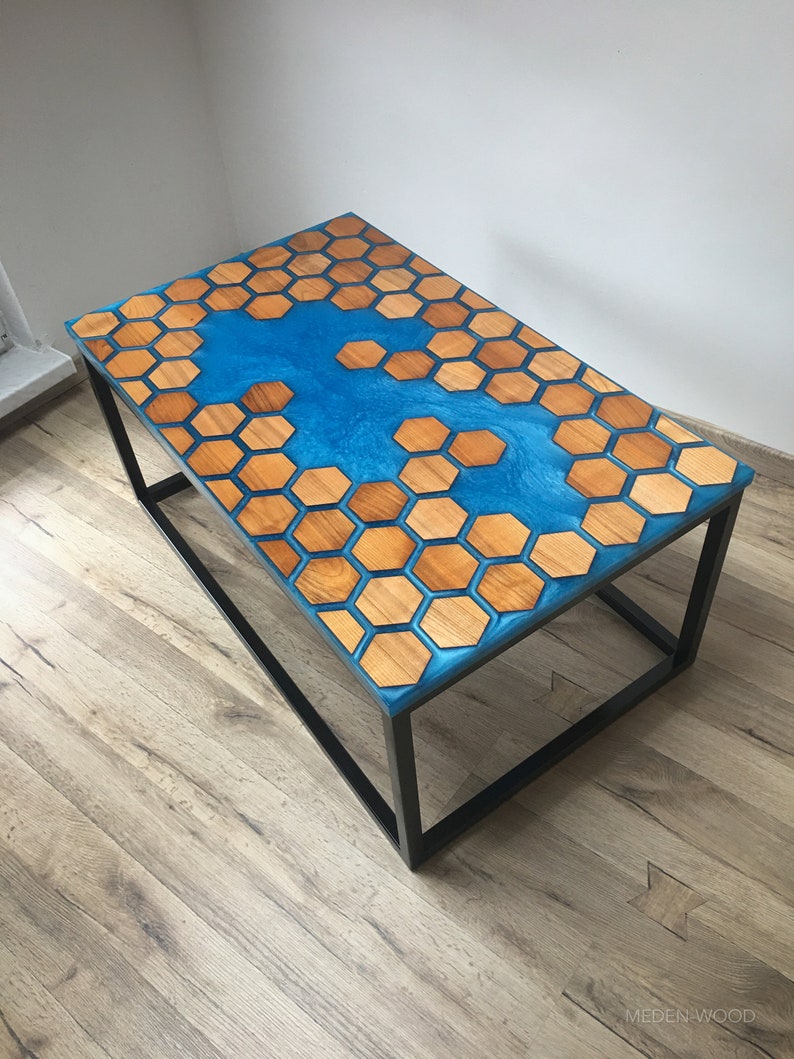 Epoxy Coffee Table glow in the Dark Epoxy Resin Table - Etsy