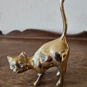 Vintage Leonard Solid Brass Collection Cat Figurine, Made in Korea - Etsy