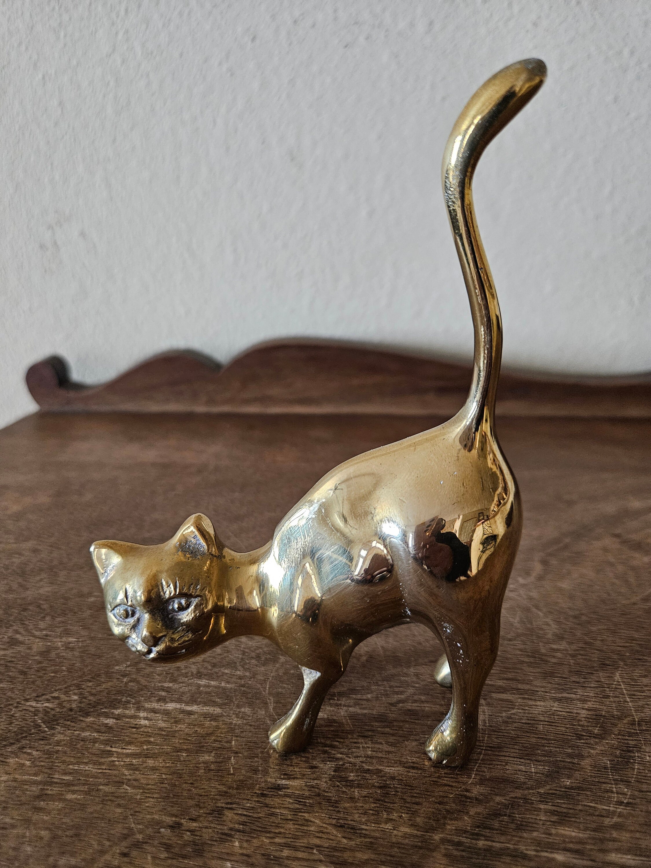 Vintage Leonard Solid Brass Collection Cat Figurine, Made in Korea - Etsy