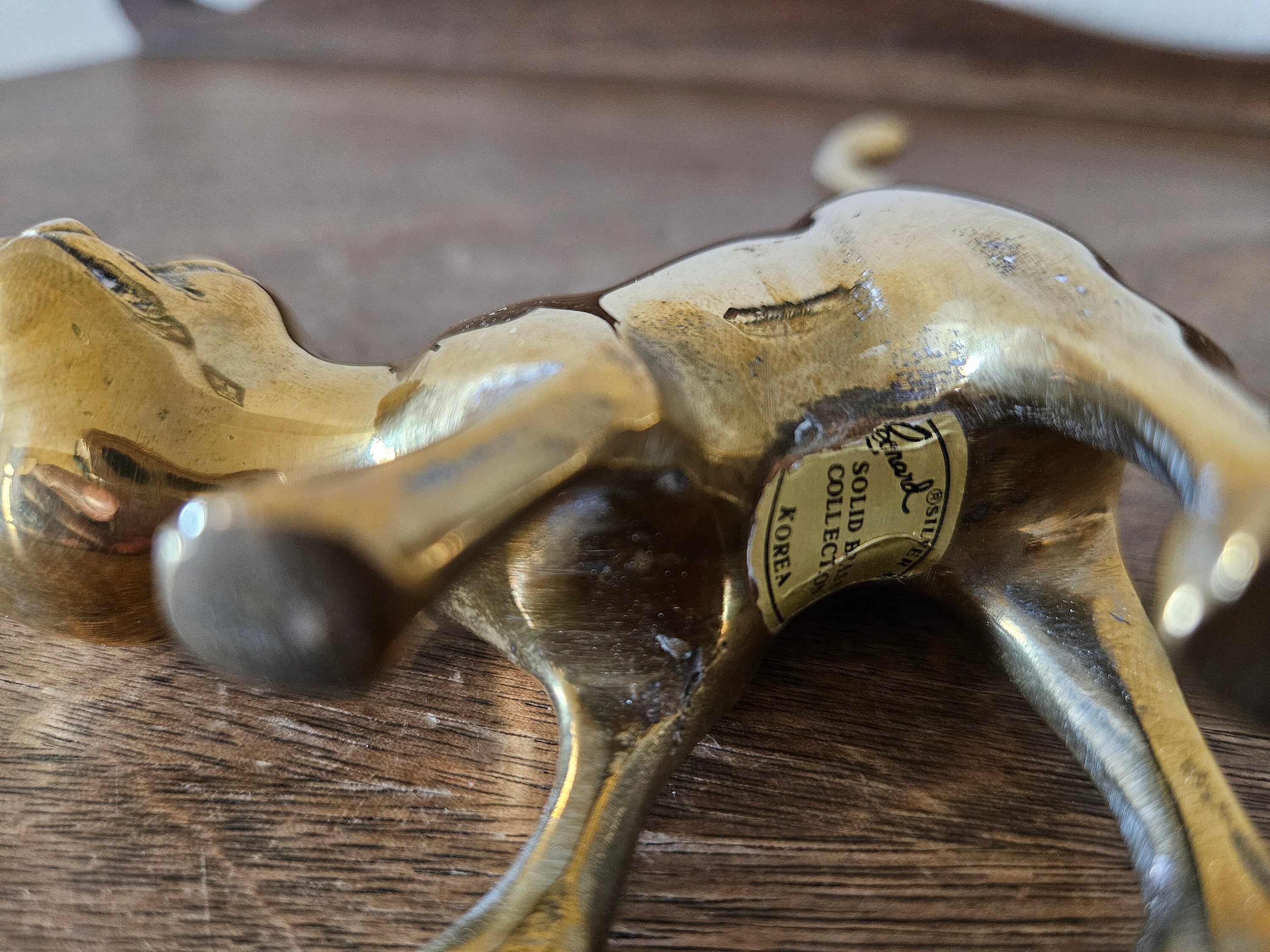 Vintage Leonard Solid Brass Collection Cat Figurine, Made in Korea - Etsy