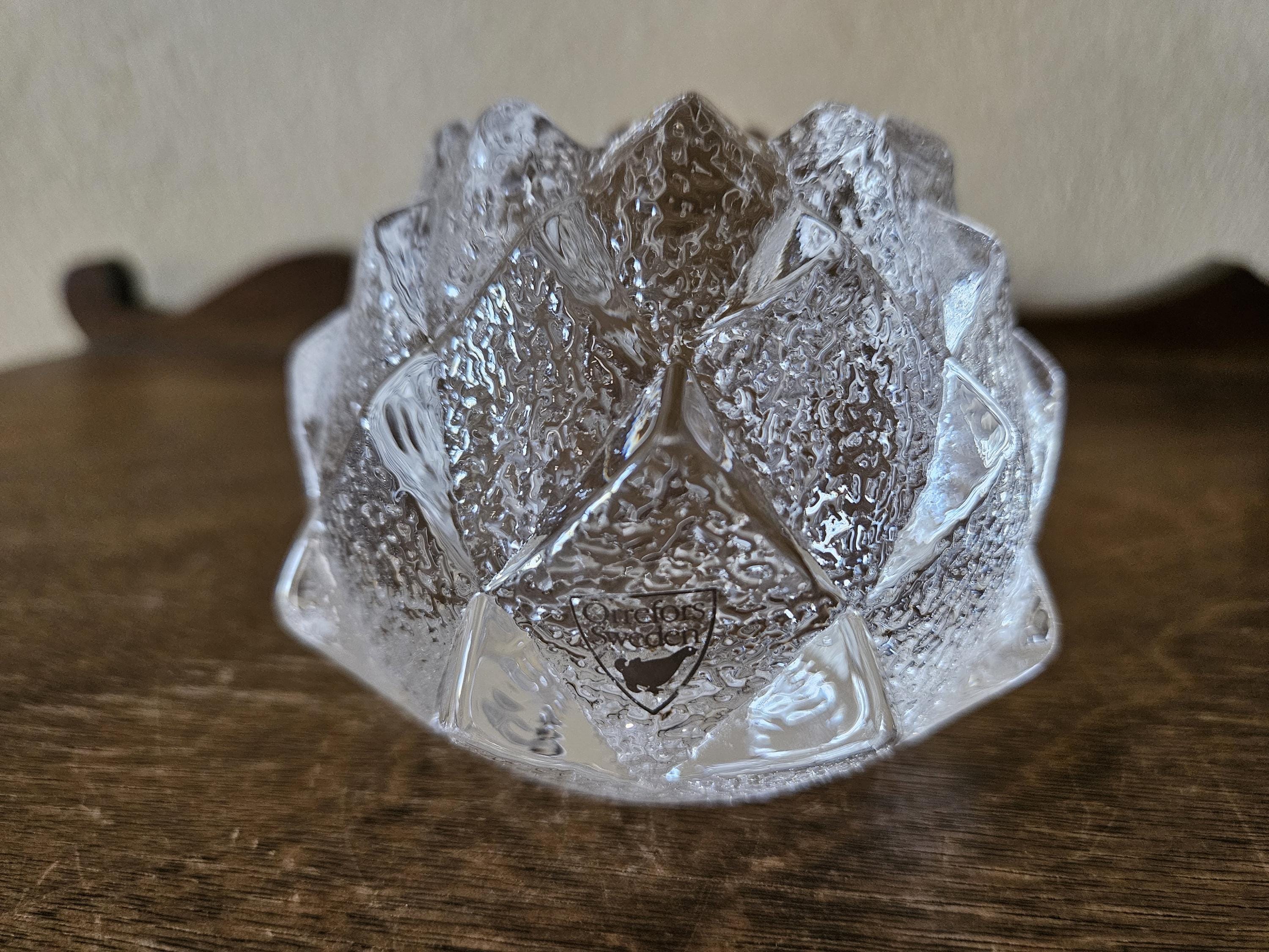 Orrefors Sweden Crystal Firefly Votive Candle Holder - Etsy