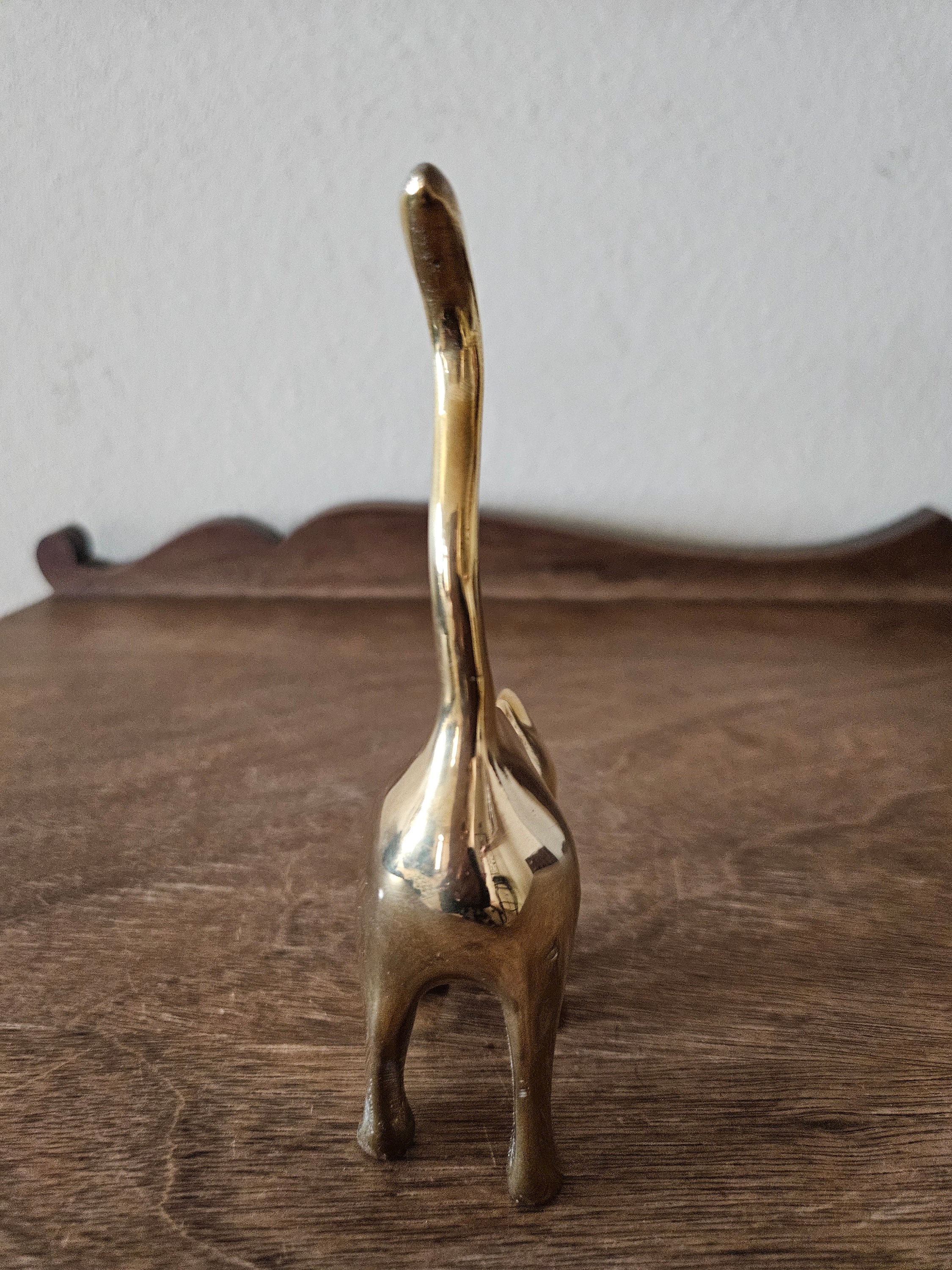 Vintage Leonard Solid Brass Collection Cat Figurine, Made in Korea - Etsy