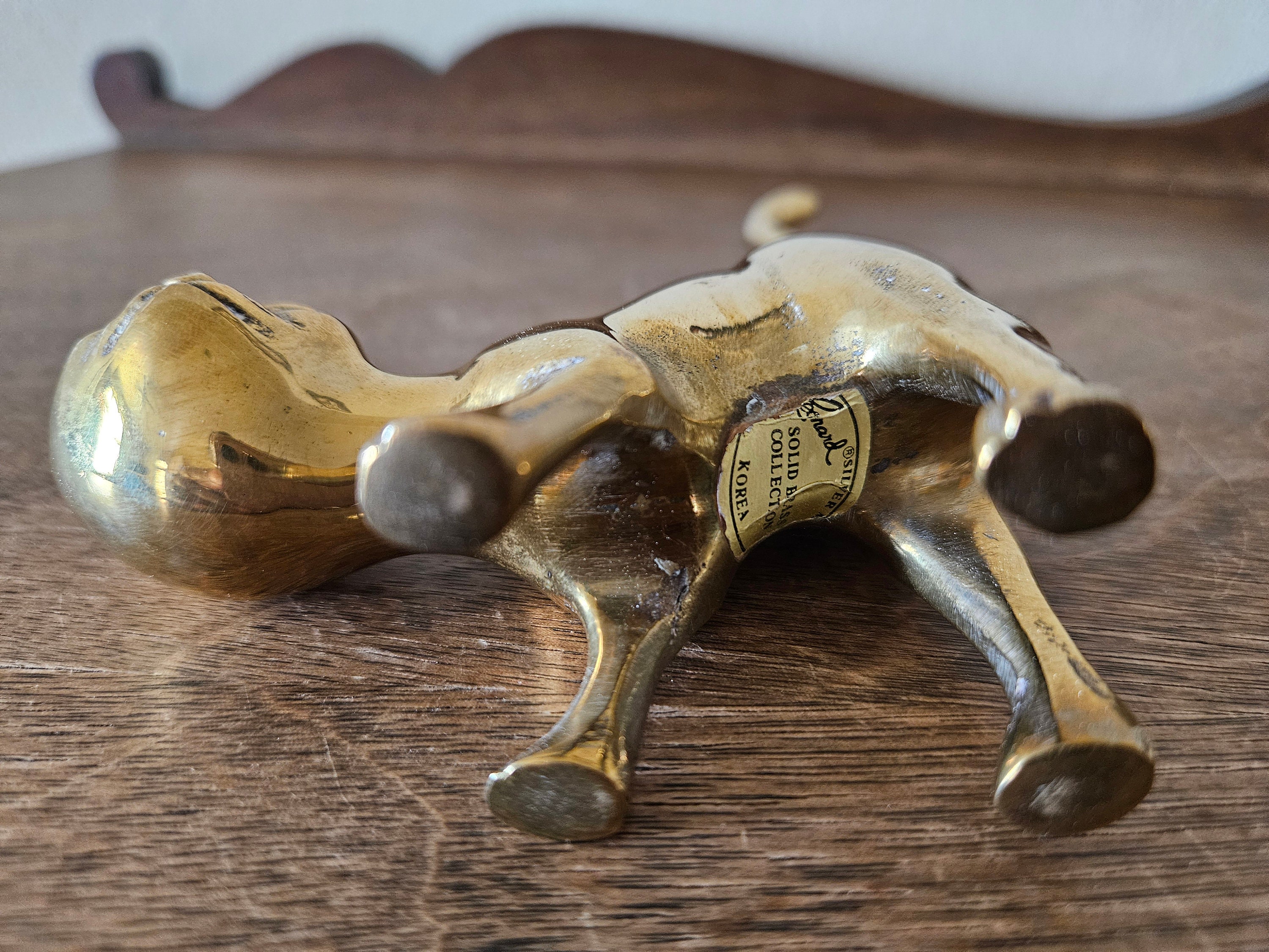 Vintage Leonard Solid Brass Collection Cat Figurine, Made in Korea - Etsy