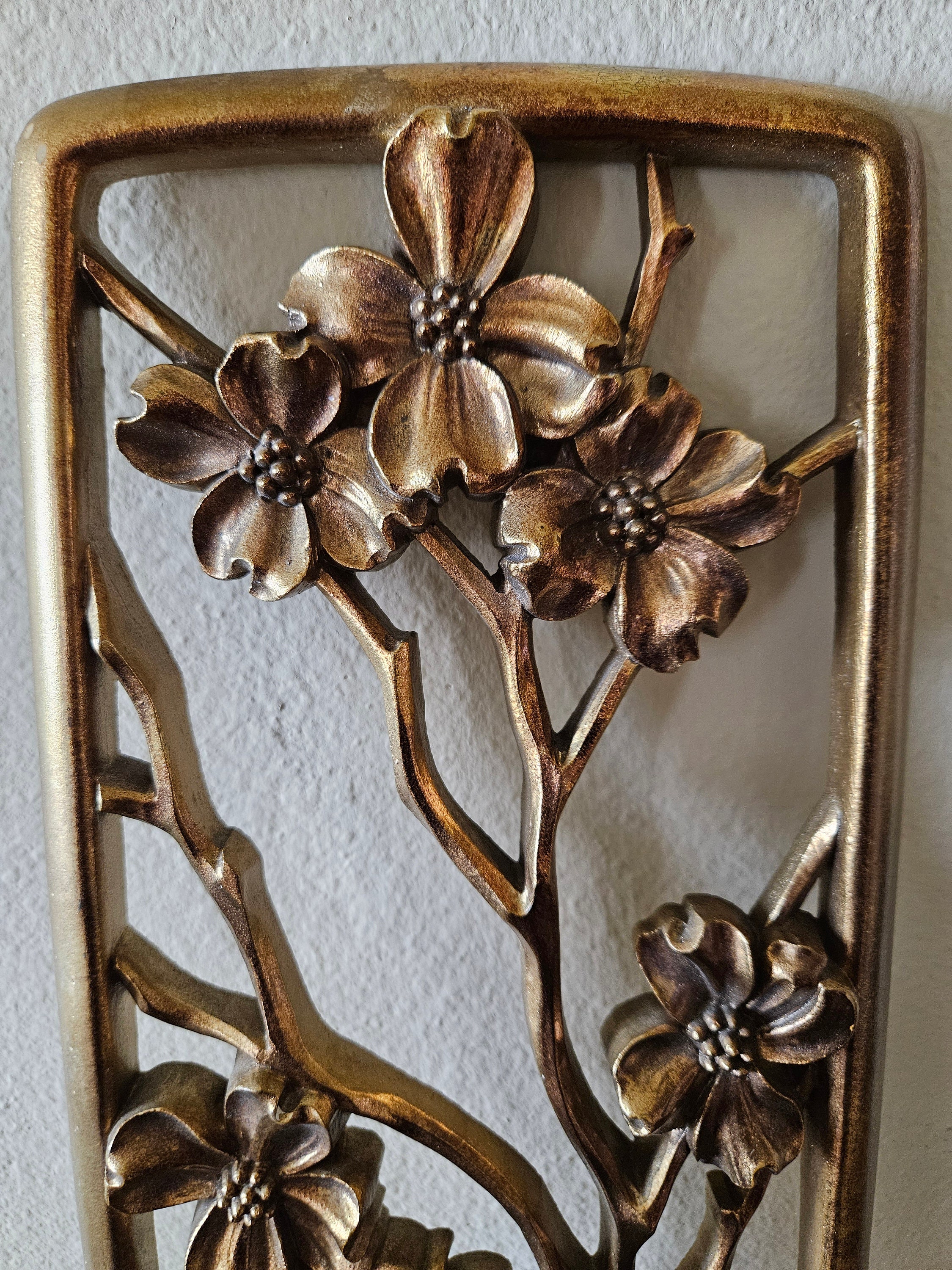 Vintage Syroco Wood Wall Panel With Floral Cherry Blossom Design - Etsy