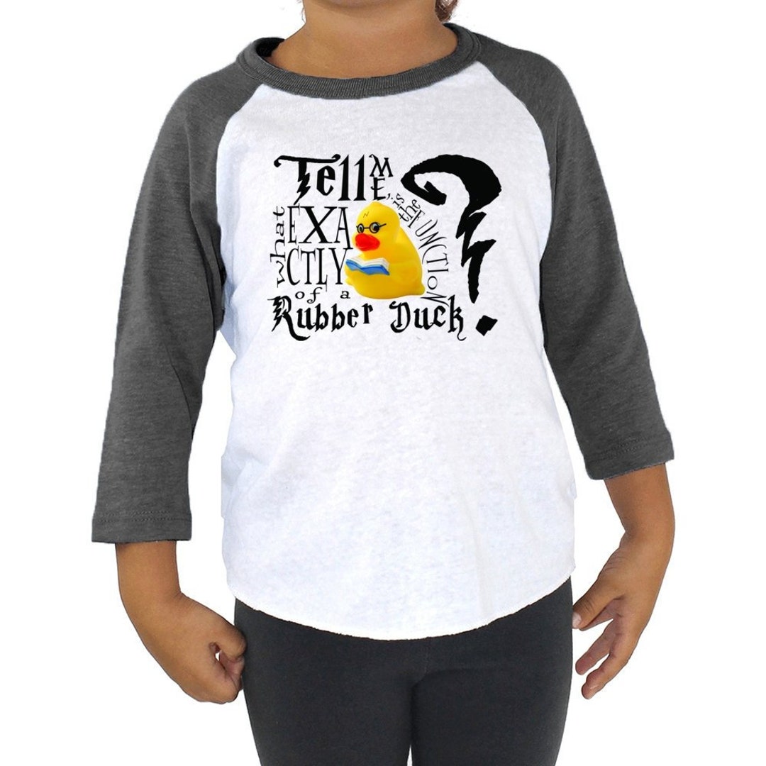 Harry Quacker Toddler 3/4 Raglan T-shirt - Etsy
