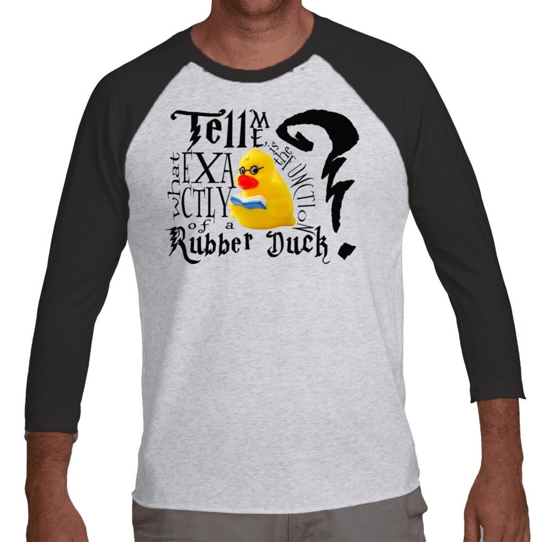 Harry Quacker Wizarding World Inspired Adult Unisex 3/4 Raglan T-shirt ...