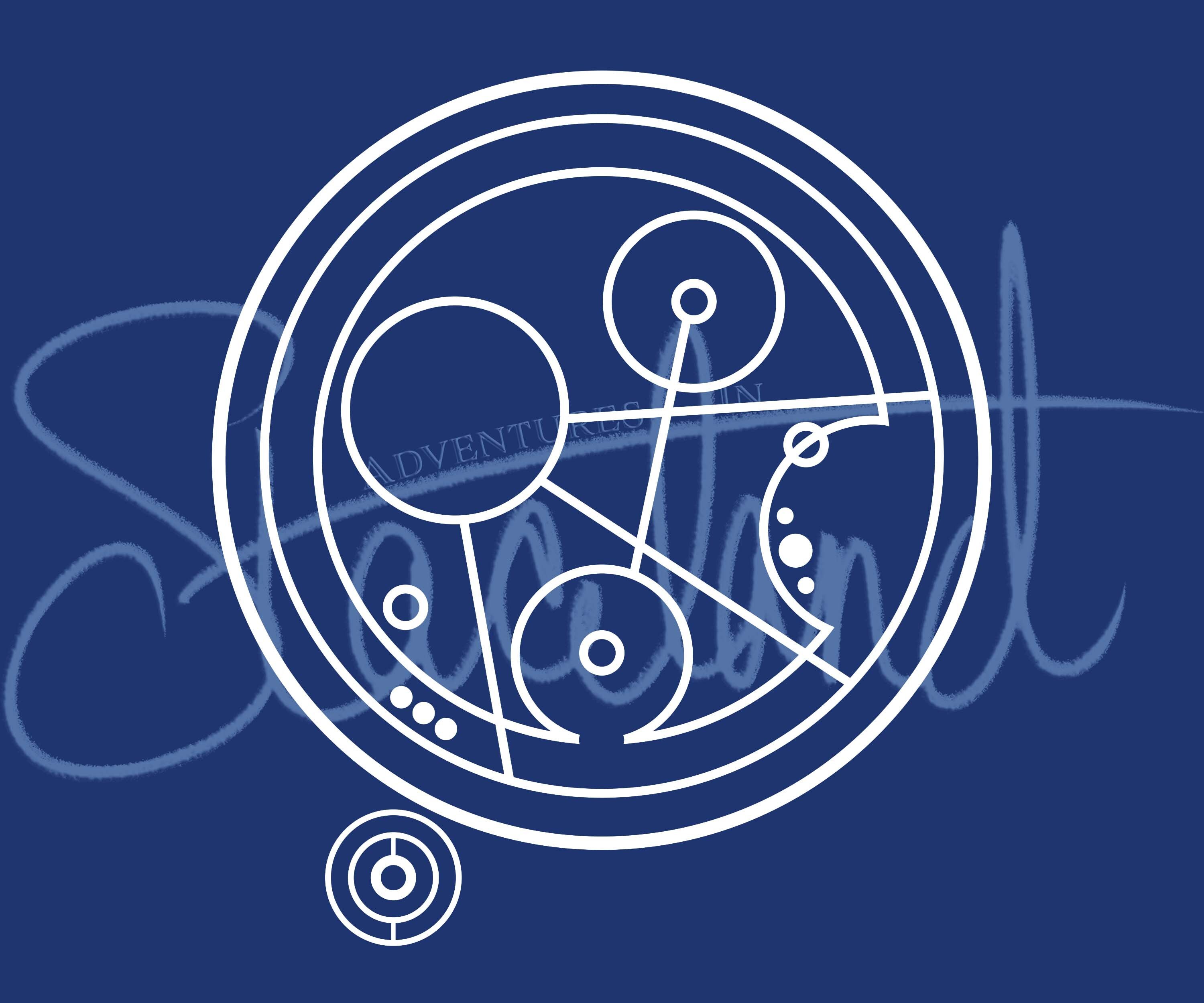 Geronimo 11th Doctor Circular Gallifreyan Doctor Who Inspired - Etsy
