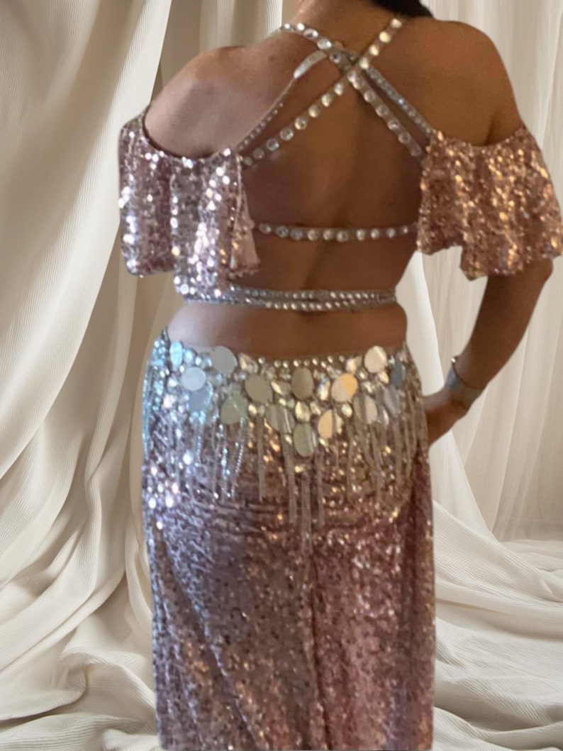 Handcrafted Egyptian Professional Belly Dance Costume - Authentic ...