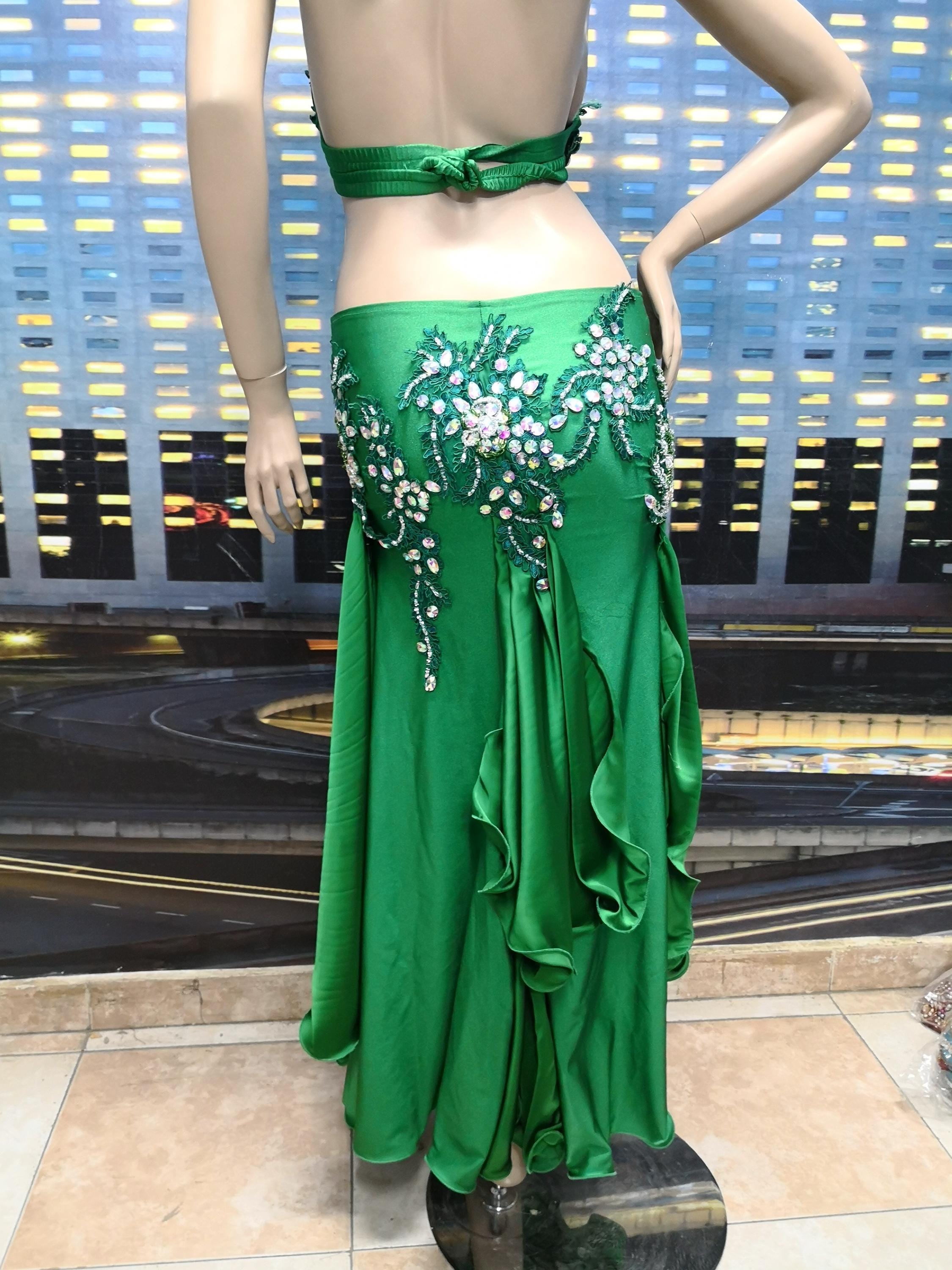 Handcrafted Egyptian Professional Belly Dance Costume - Authentic ...