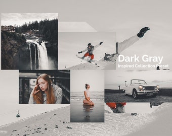 Lightroom Mobile Preset Charcoal Photo Preset Gray Blogger Photo Filter ...
