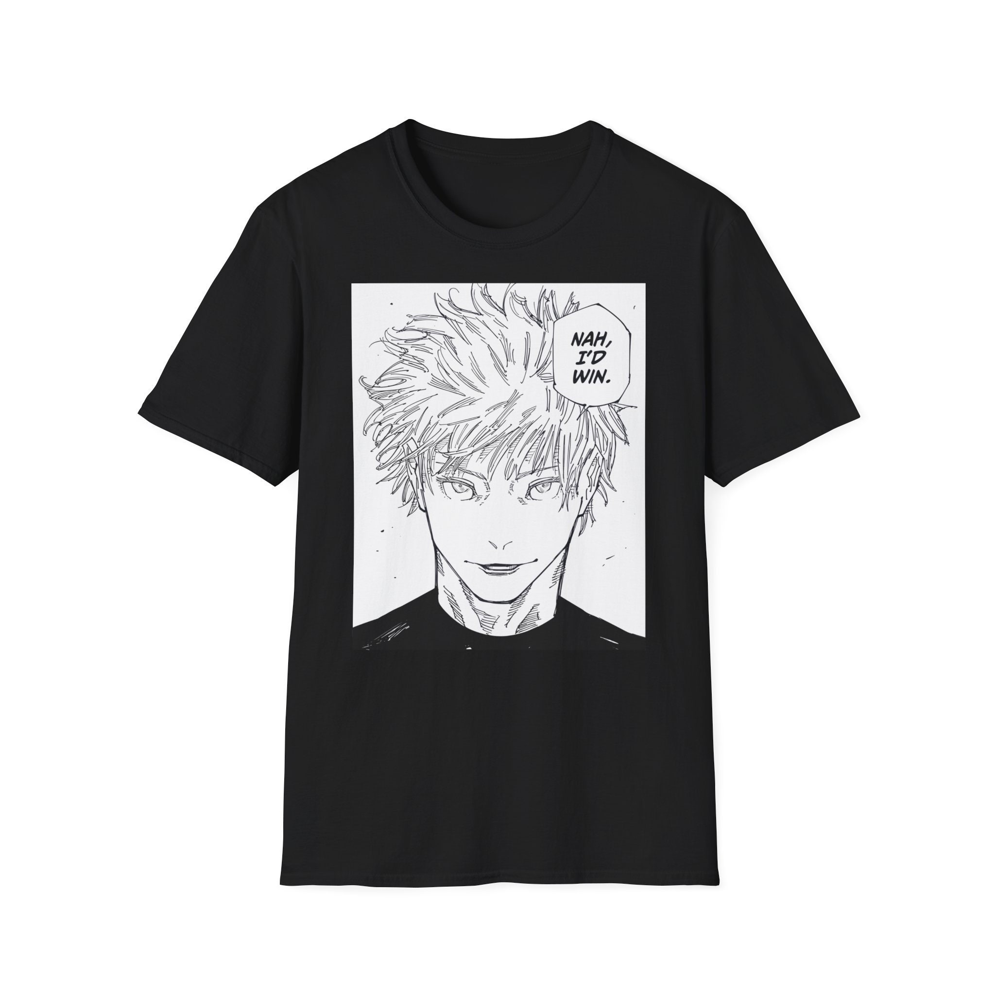 Jujutsu Kaisen Gojo Nah, I'd Win T-shirt Unisex Softstyle Gift Anime ...