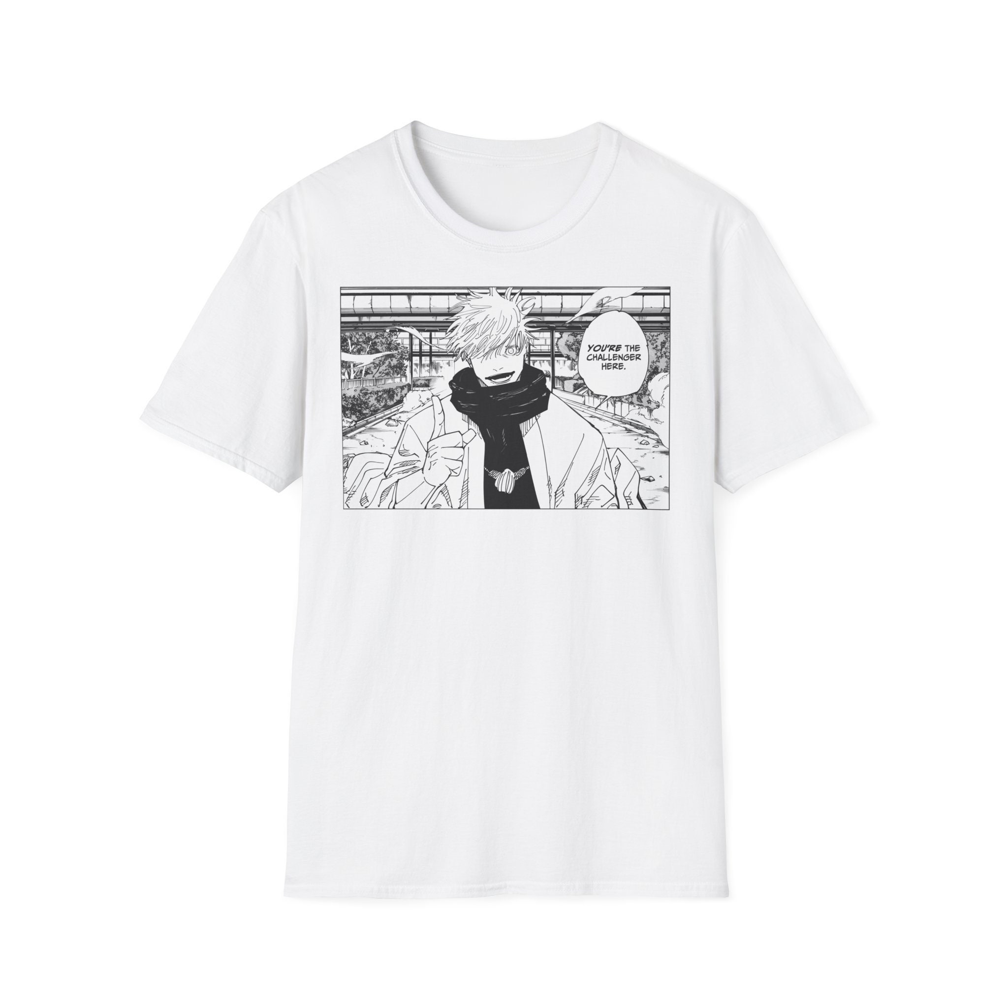 Jujutsu Kaisen Gojo You Are the Challenger Here T-shirt Unisex ...