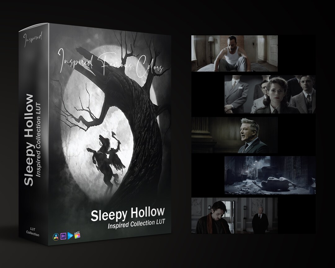 Sleepy Hollow Inspired Preset LUT Film Cinematic Prores C-log V-log S ...