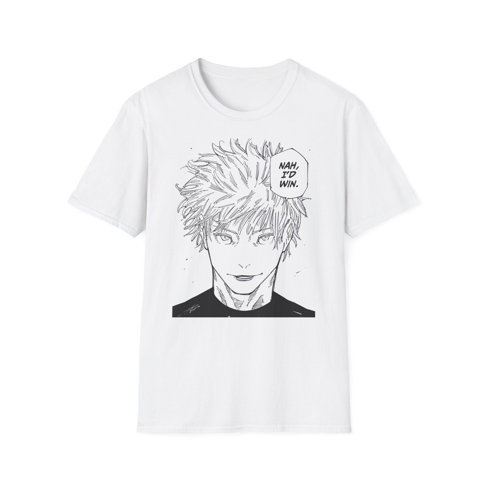 Jujutsu Kaisen Gojo Nah, I'd Win T-shirt Unisex Softstyle Gift Anime ...