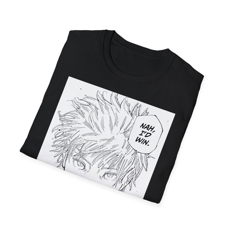 Jujutsu Kaisen Gojo Nah, I'd Win T-shirt Unisex Softstyle Gift Anime ...