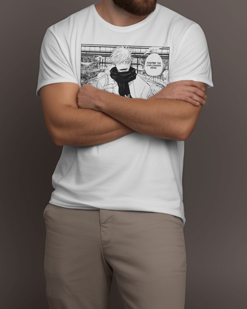 Jujutsu Kaisen Gojo You Are the Challenger Here T-shirt Unisex ...