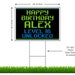 Happy Birthday - Gamer Yard Sign, Lawn Sign, Coroplast, Corrugated ...