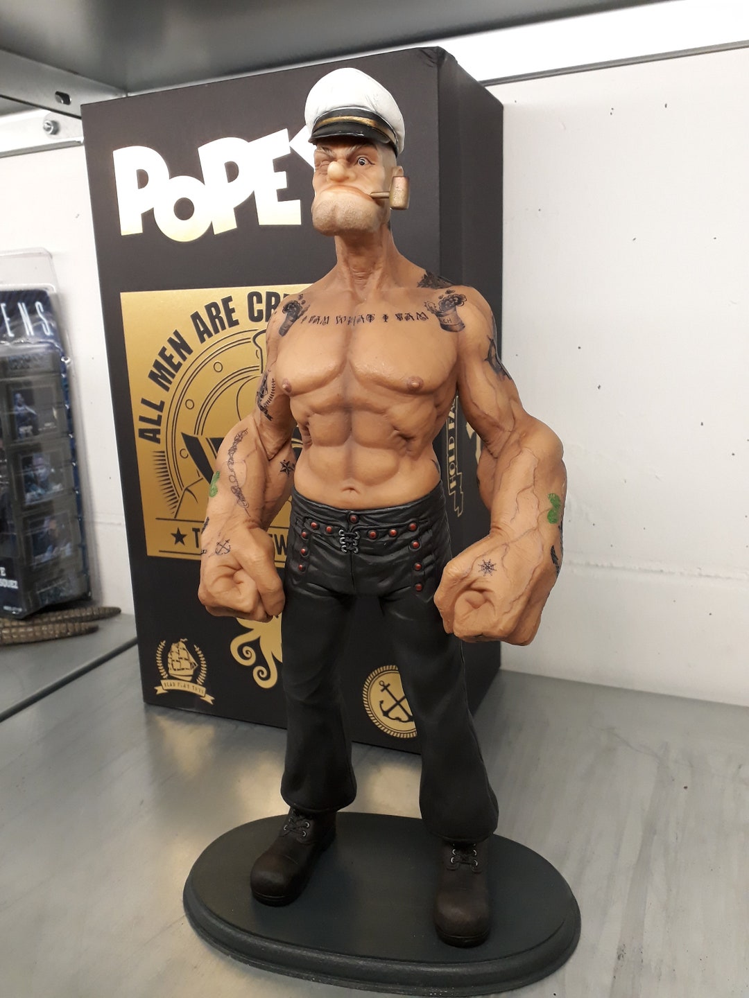 Popeye ...the Sailor... Mega Statue in 1/6 Popeye the Sailor Men - Etsy