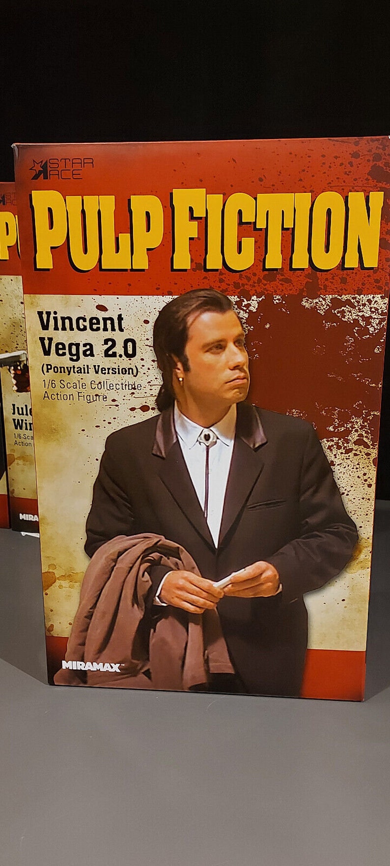 Pulp Fiction Vincent Vega pony Tail Version 1/6 Action Figure by Star ...
