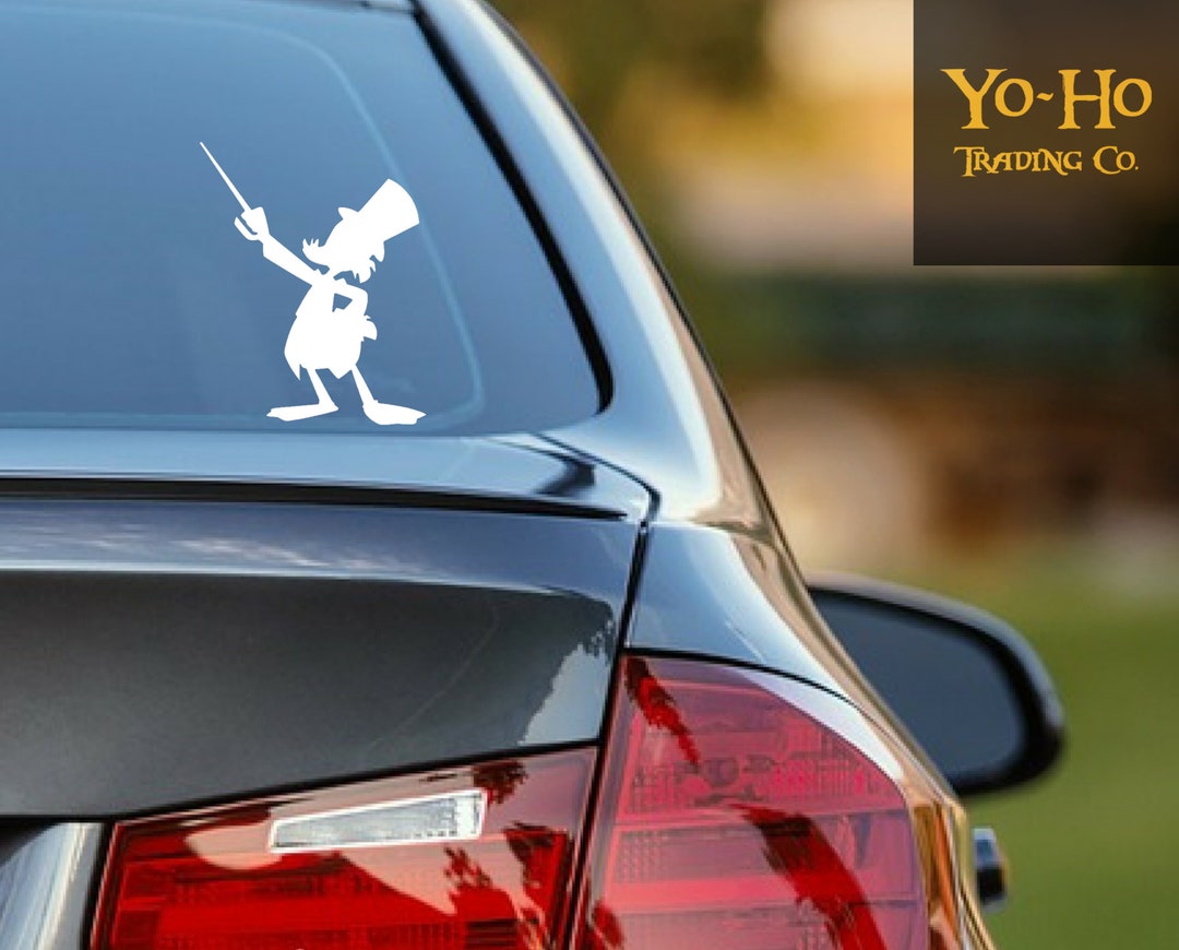 Scrooge Mcduck Disney Inspired Decal - Etsy