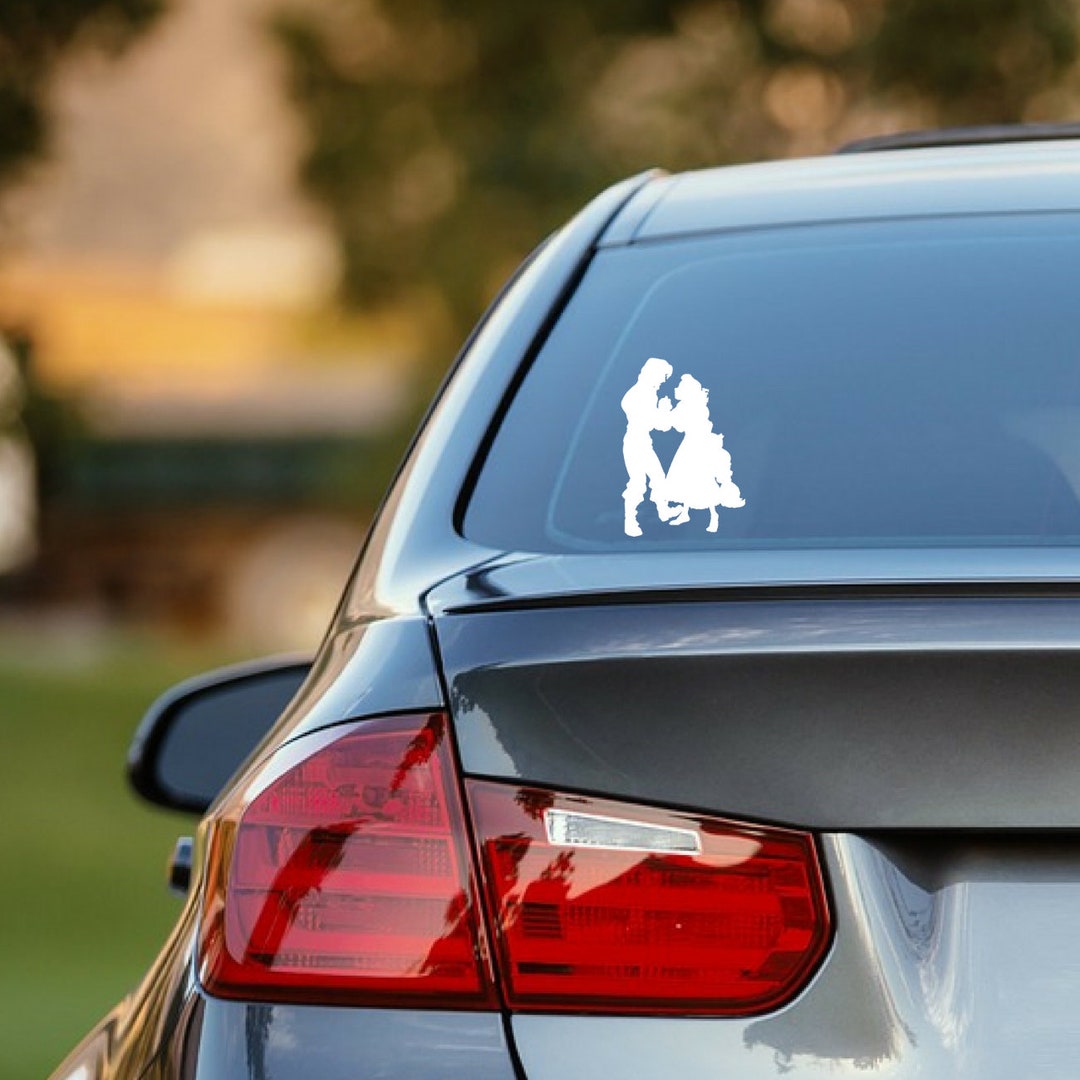 Rapunzel and Flynn Tangled Decal - Etsy
