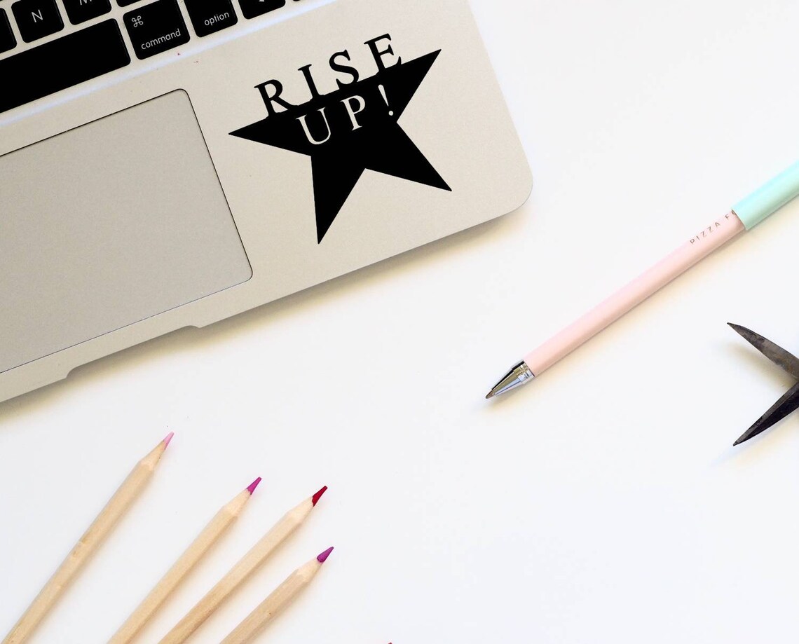 Rise Up! Hamilton Inspired Decal Sticker for Car, Laptop, Suitcase ...