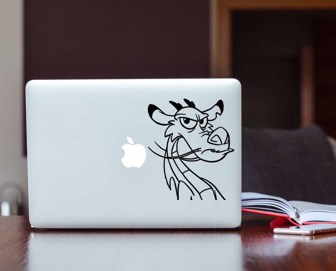 ANGRY MUSHU, Mulan Disney Inspired Decal Sticker for Car, Laptop ...