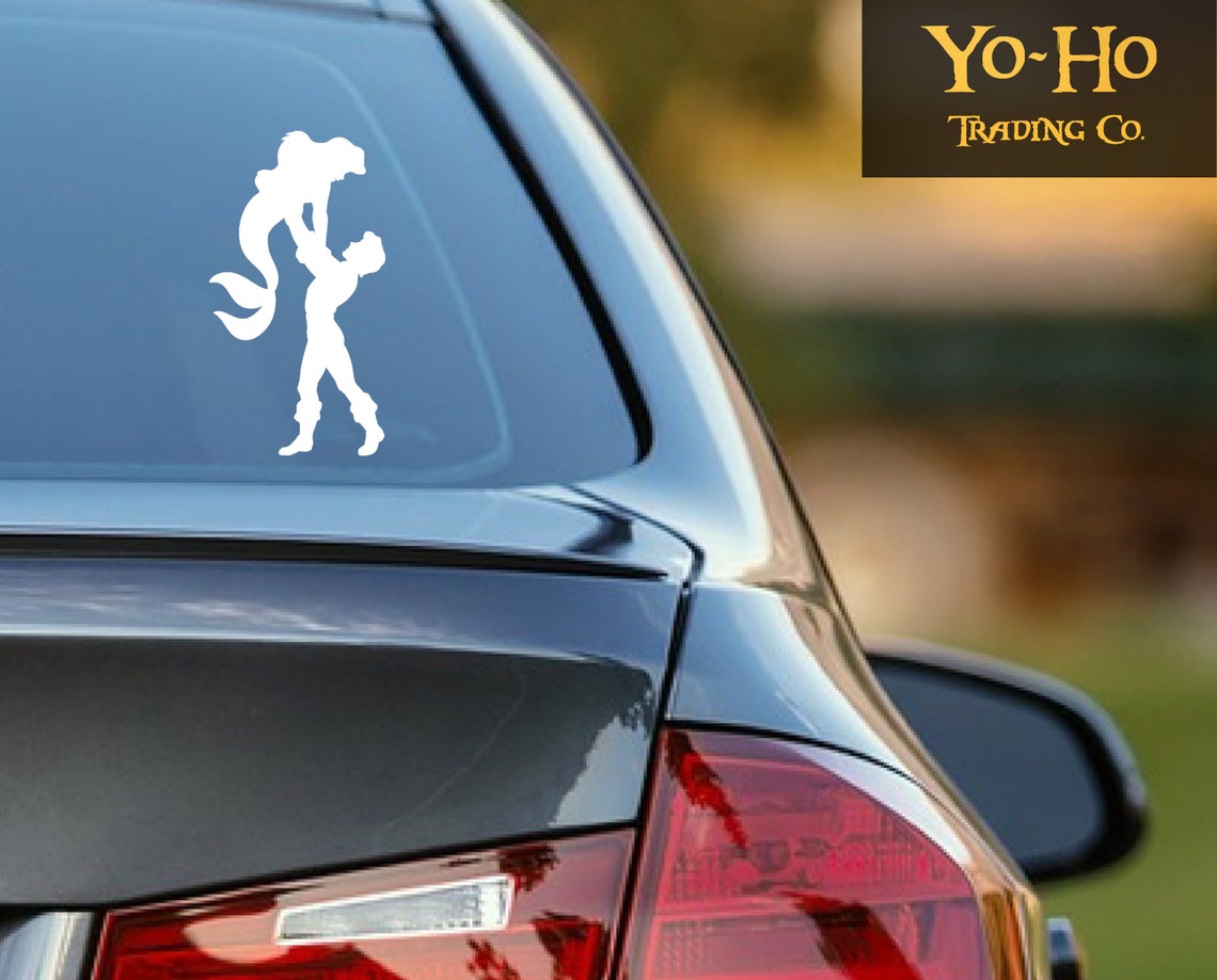 Ariel and Prince Eric Decal - Etsy