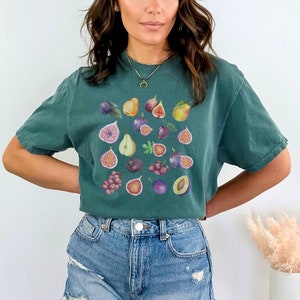 Fig Shirt Fruit Graphic Shirt Fig Graphic Tee for Women Fig Tee ...