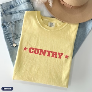 Cuntry Comfort Colors Shirt, Country Shirt, Country Gift, Western Shirt ...
