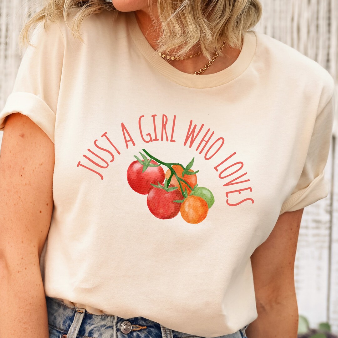 Tomato Shirt, Tomato Girl Aesthetic, Tomato Clothing, Tomato Gift for ...