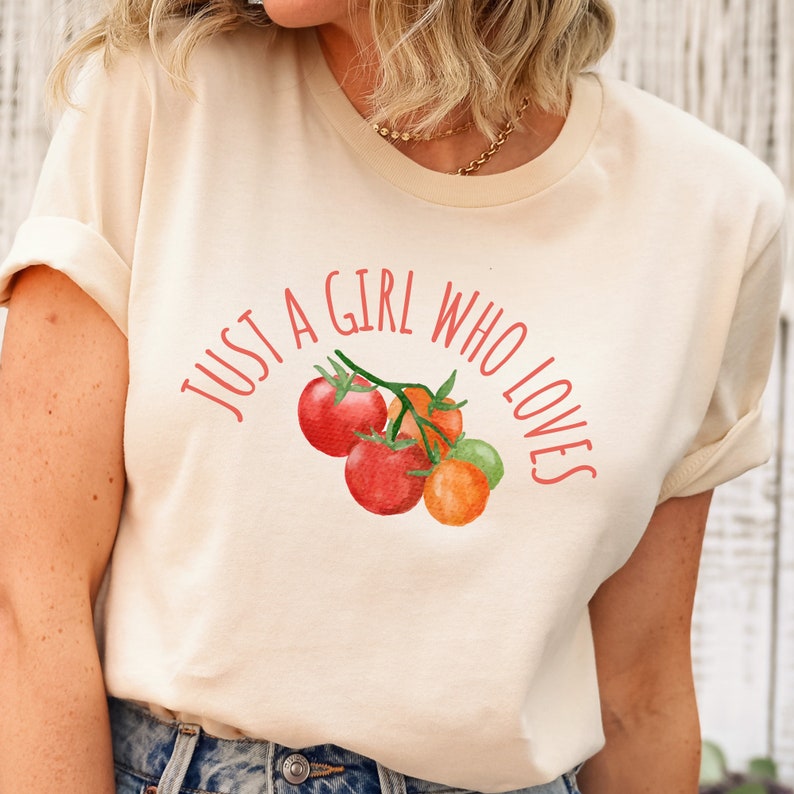 Tomato Shirt, Tomato Girl Aesthetic, Tomato Clothing, Tomato Gift for ...