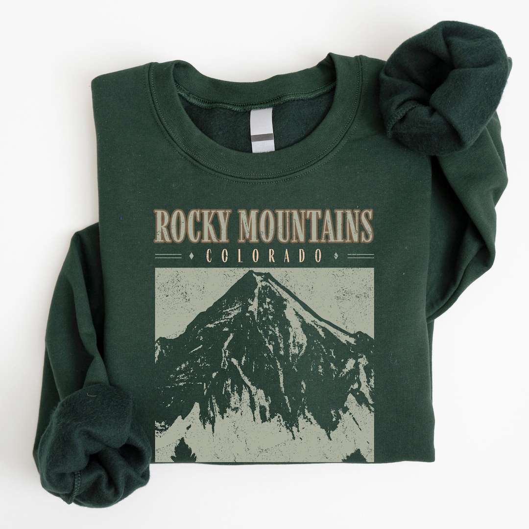 Colorado Sweatshirt, Rocky Mountains Sweatshirt, Colorado Rockies ...