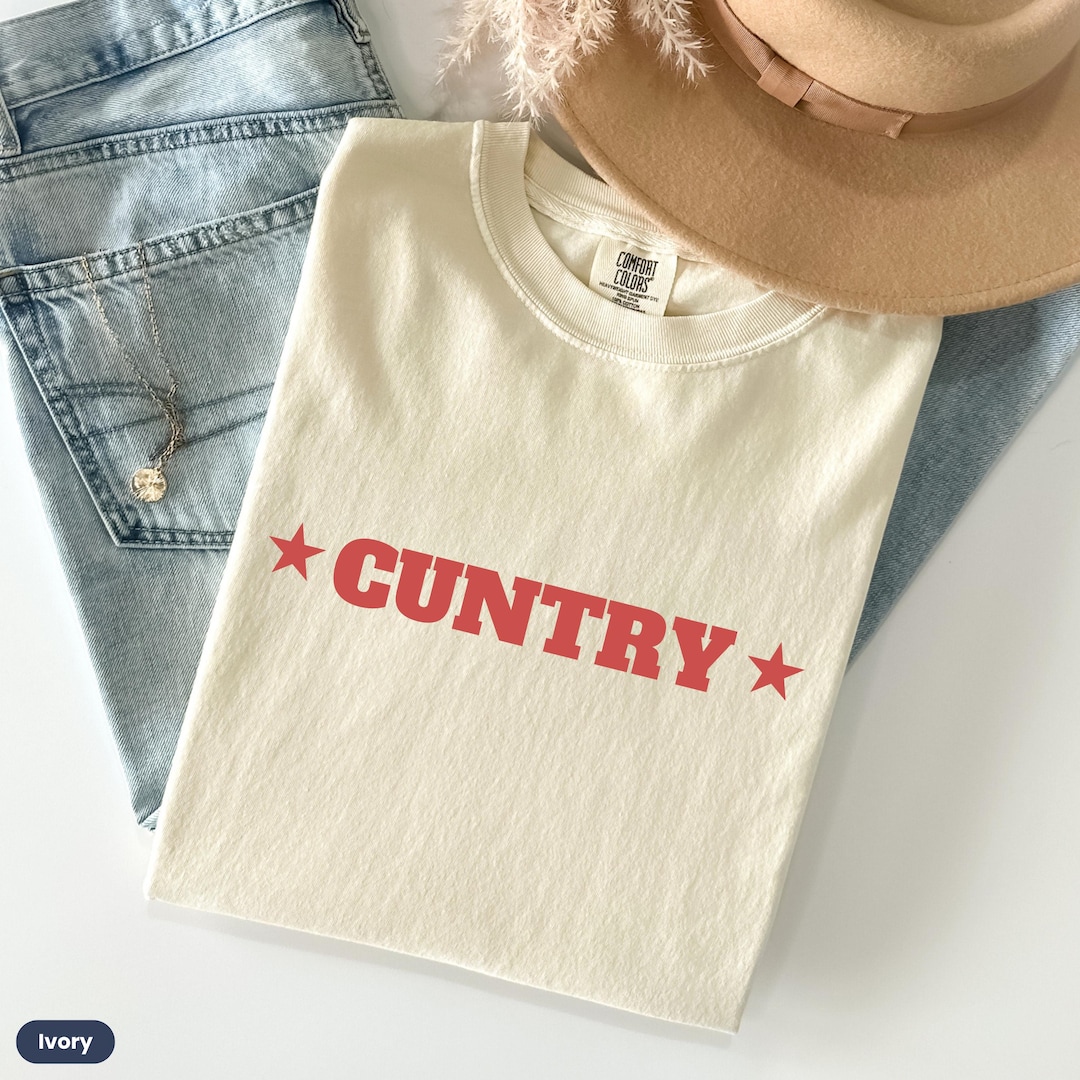 Cuntry Comfort Colors Shirt, Country Shirt, Country Gift, Western Shirt ...