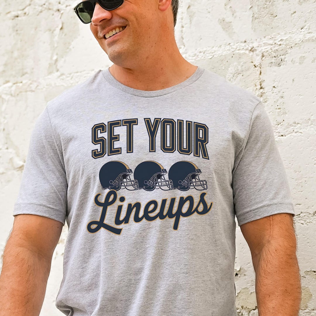Fantasy Football Shirt, Fantasy Football Gift, Set Your Lineups ...