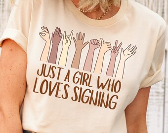 ASL Shirt, Funny Sign Language Shirt, Funny Asl Shirt, Funny Asl ...