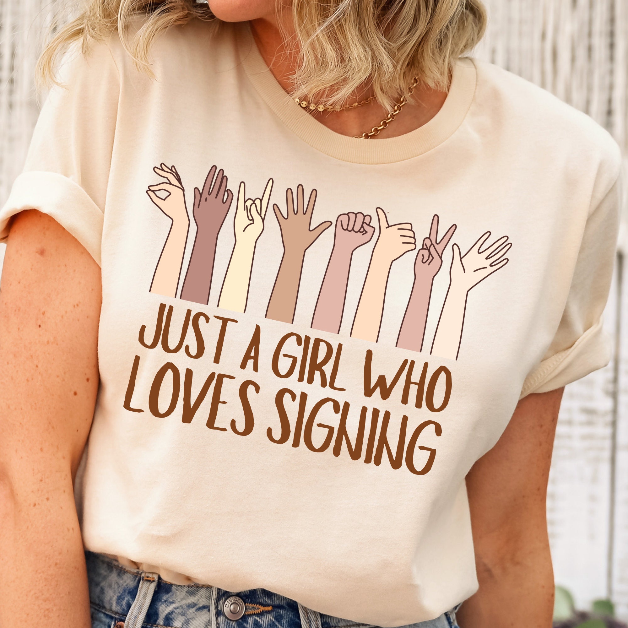 ASL Shirt Funny Sign Language Shirt Funny Asl Shirt Funny - Etsy