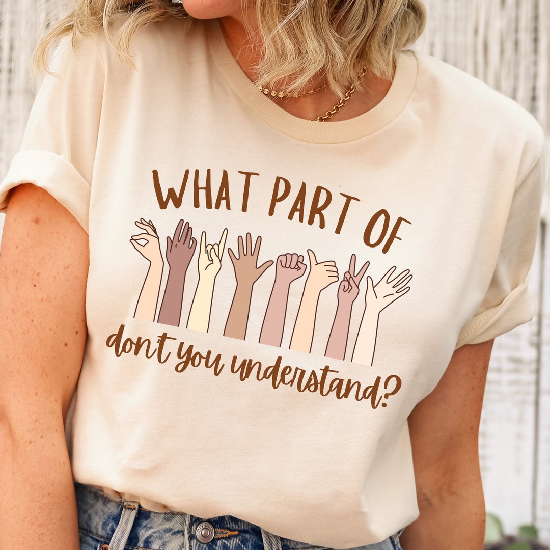 ASL Shirt, Funny Sign Language Shirt, Funny Asl Shirt, Funny Asl ...